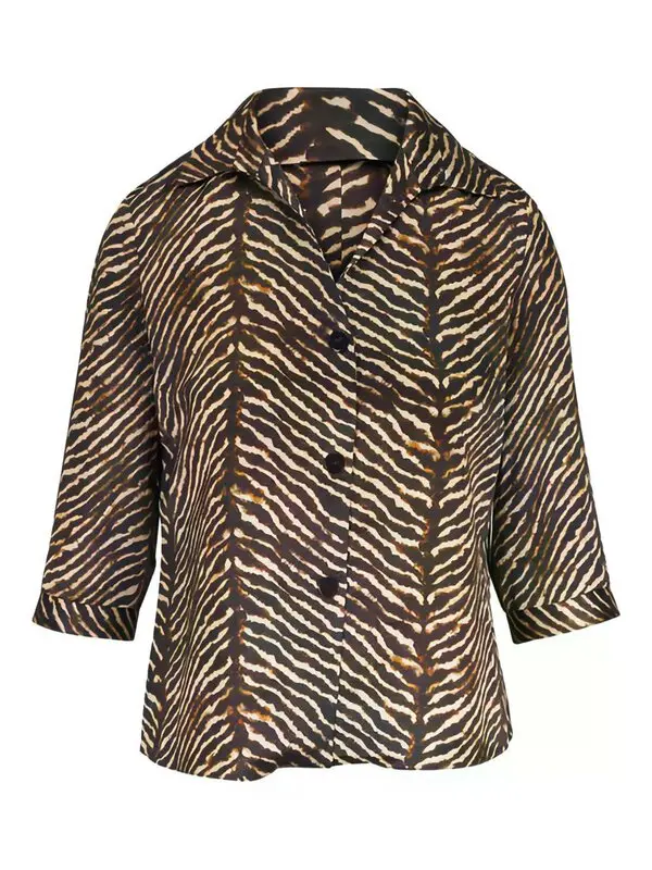 PETER COHEN Zebra Print Blouse