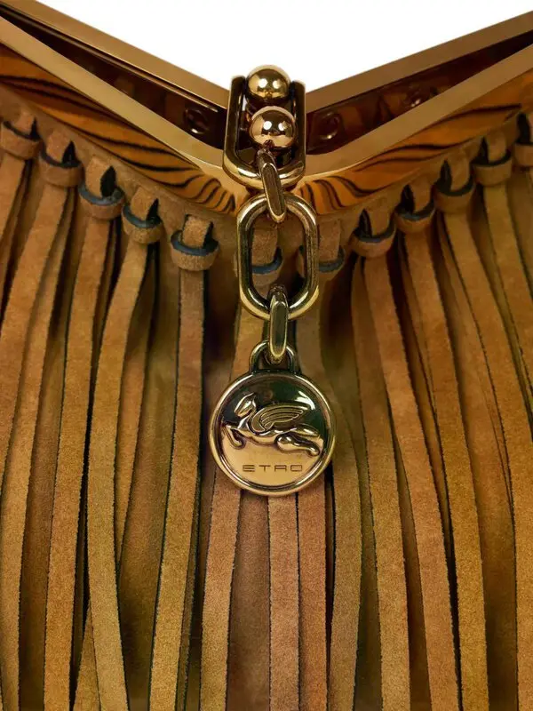Etro Small Fringed Shoulder Bag