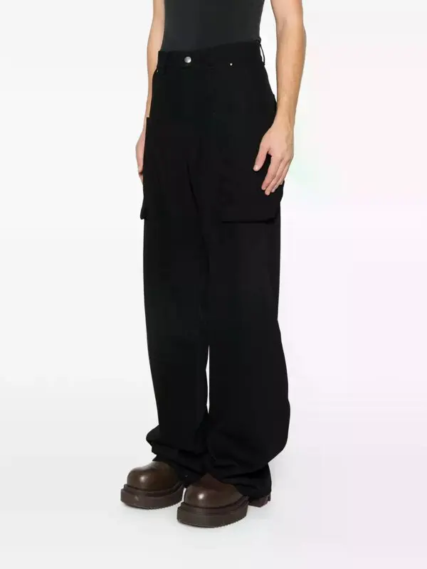 Rick Owens Stefan Button-fastening Trousers - Black
