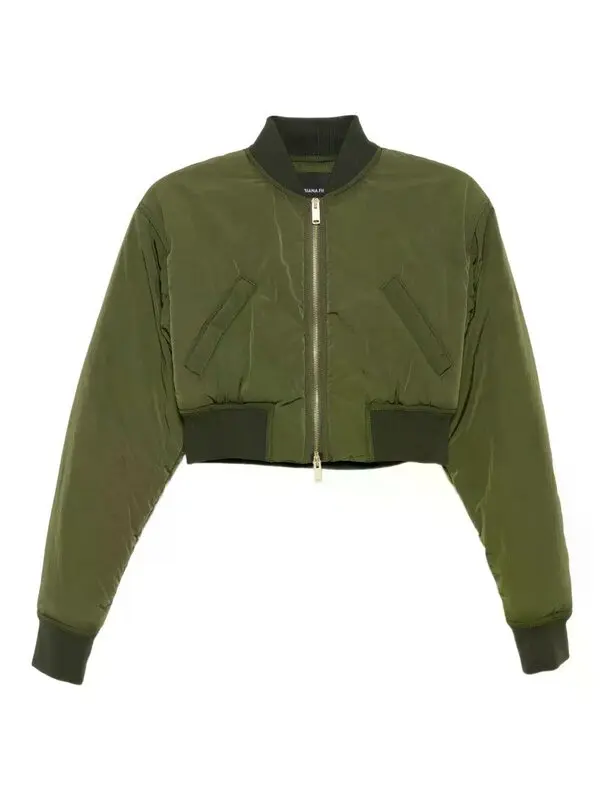 Fabiana Filippi Zip-up Bomber Jacket - Green