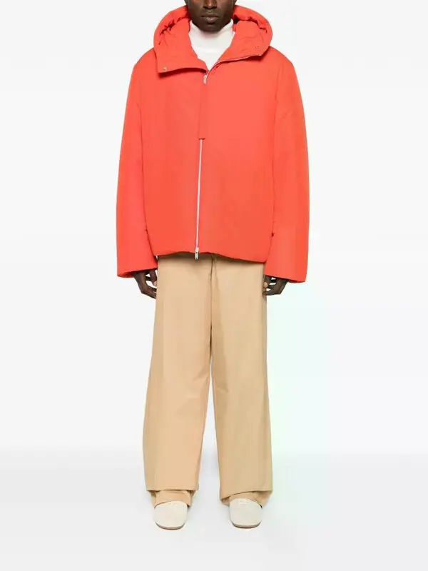 JIL SANDER Elasticated Waistband Trousers - Neutrals