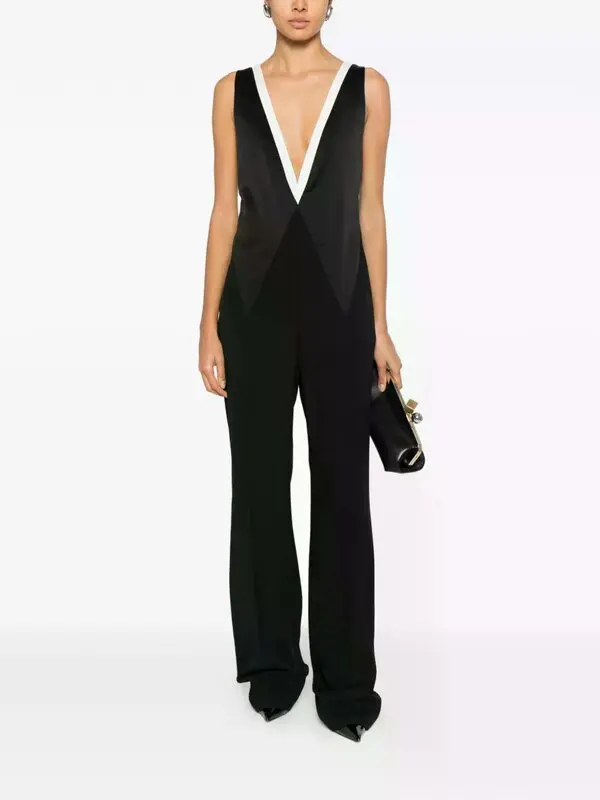 TOM FORD V-neck Sleeveless Jumpsuit