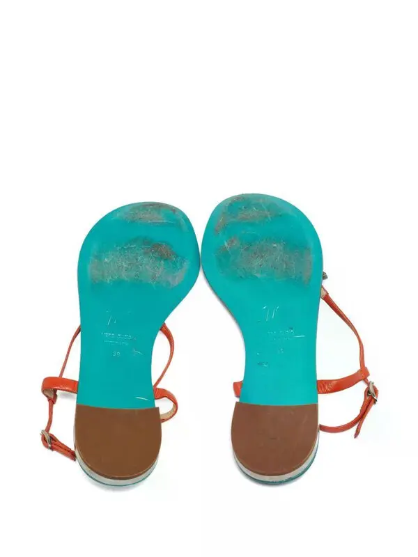GIUSEPPE ZANOTTI Crystal-embellished Slingback Sandals