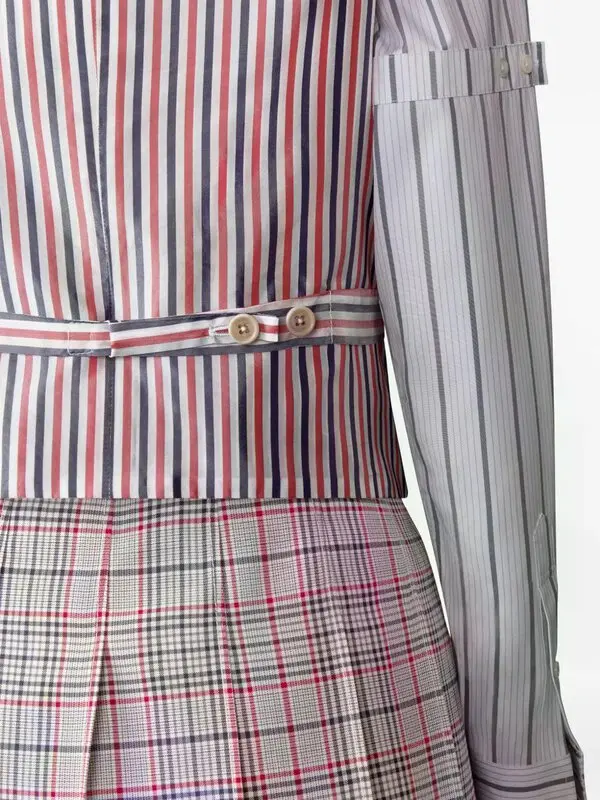 Thom Browne Plaid Waistcoat