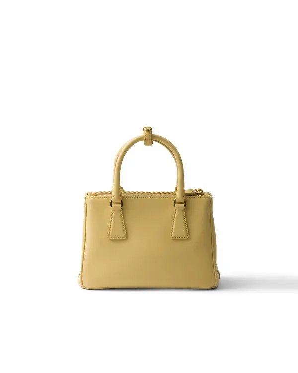 Prada Galleria Small Leather Bag - Vanilla