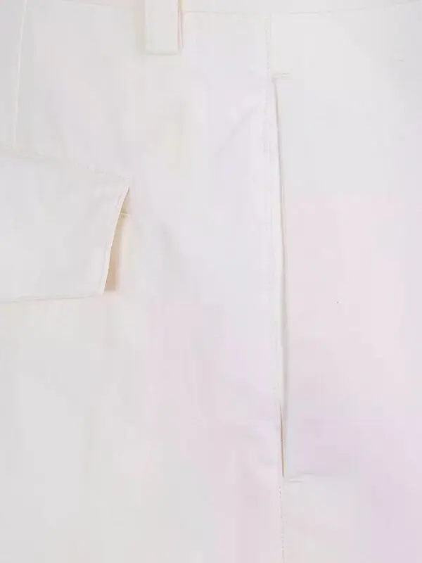 JIL SANDER Cotton Trousers - Neutrals