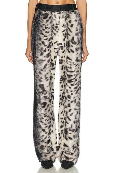 AKNVAS Barberini Fur Pant In Print