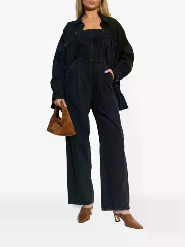 AGOLDE Rubik Peplum Jacket - Blue