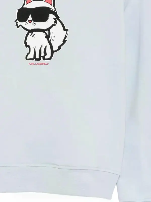 Karl Lagerfeld Ikon Sketch Sweatshirt - Blue