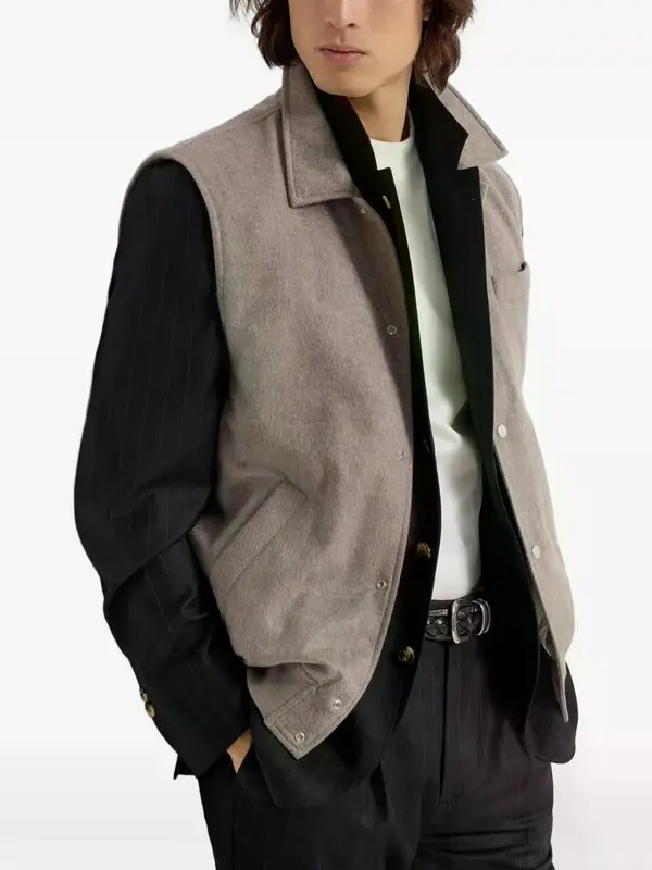 Brunello Cucinelli Flannel Padded Gilet