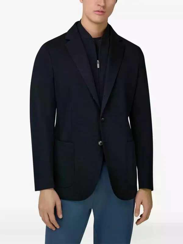 Boggi Milano Wool Blend Sweatshirt Jacket