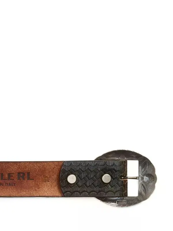 Ralph Lauren Studded Leather Belt