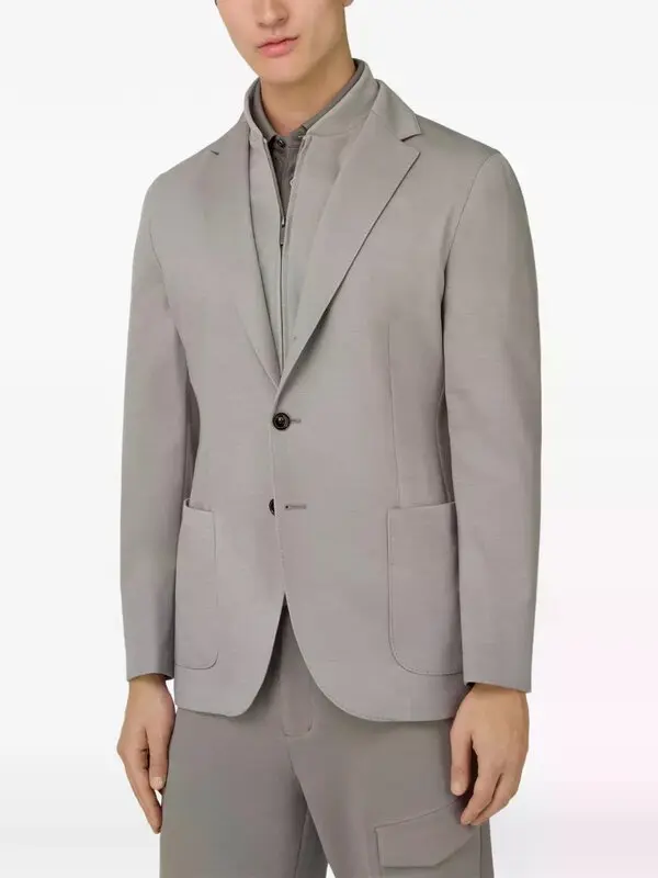 Boggi Milano Detachable Gilet Patch-pocket Jacket