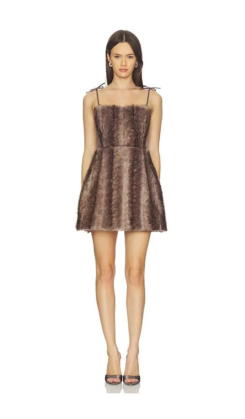 AKNVAS X Revolve Sigrid Dress - Brown
