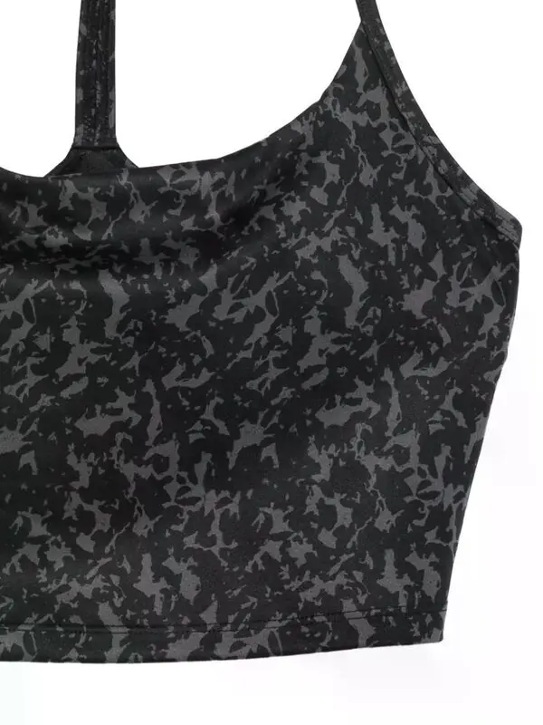 Varley Patterned Sport Bra - Black