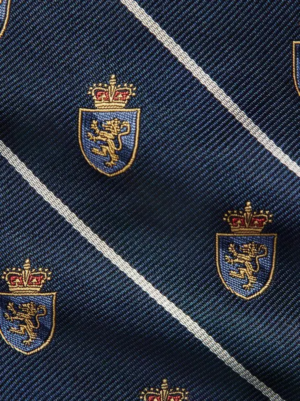 Polo Ralph Lauren Striped Silk Neck Tie - Blue