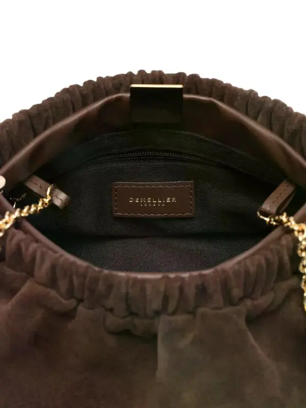 DEMELLIER Miami Suede Clutch Bag