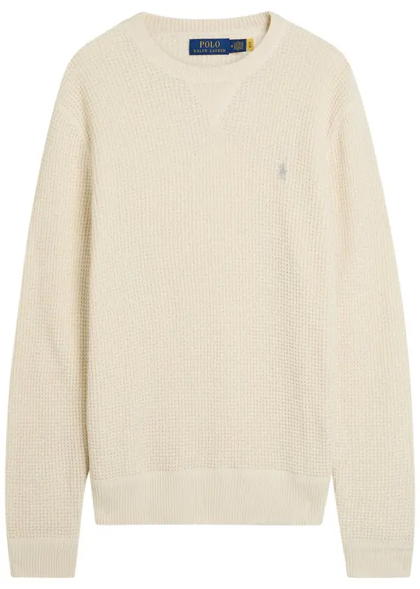 Polo Ralph Lauren Waffle-knit Wool-blend Jumper