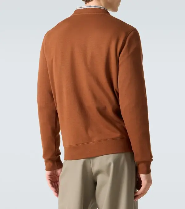 Moncler Archivio Logo Cotton-blend Sweatshirt