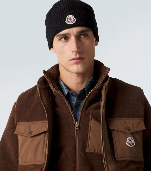 Moncler Archivio Ribbed-knit Cotton Beanie