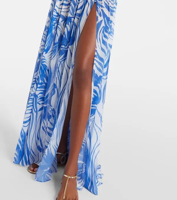 ALEXANDRA MIRO Jaimee High-rise Printed Maxi Skirt