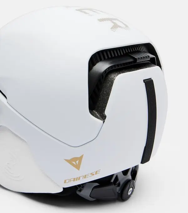 Bogner Leather-trimmed Ski Helmet - White