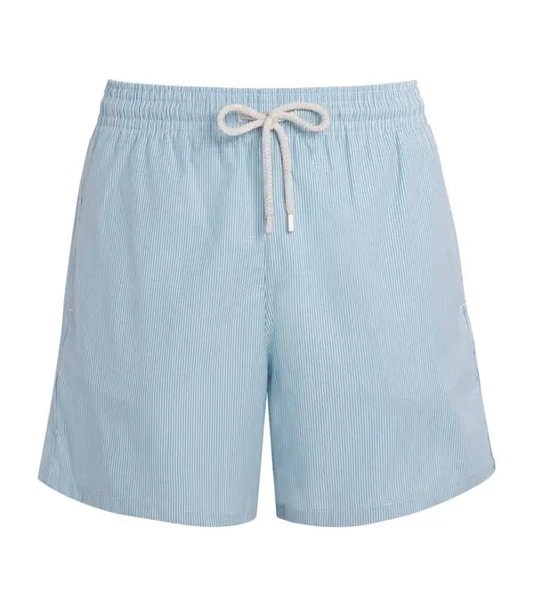 Vilebrequin Merino Wool Stripe Swim Shorts - Blue