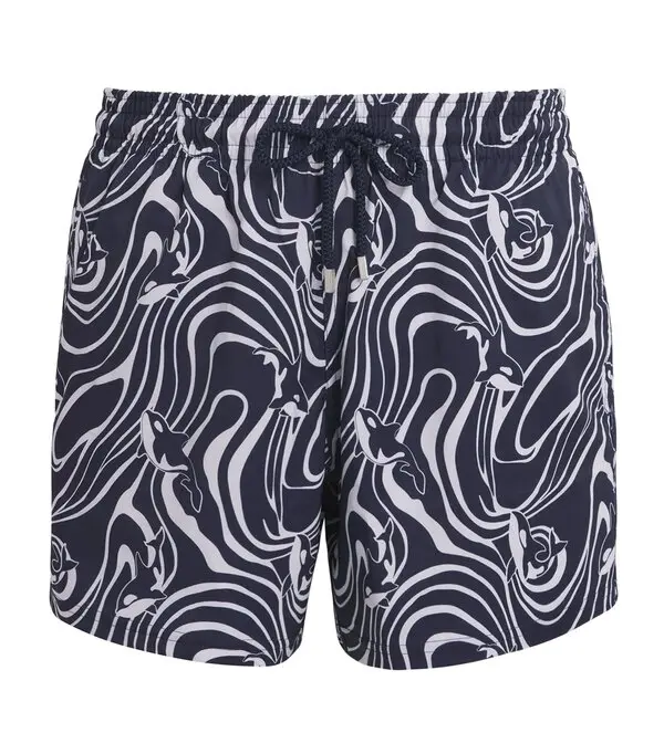 Vilebrequin Printed Moorise Board/boxer - Blue