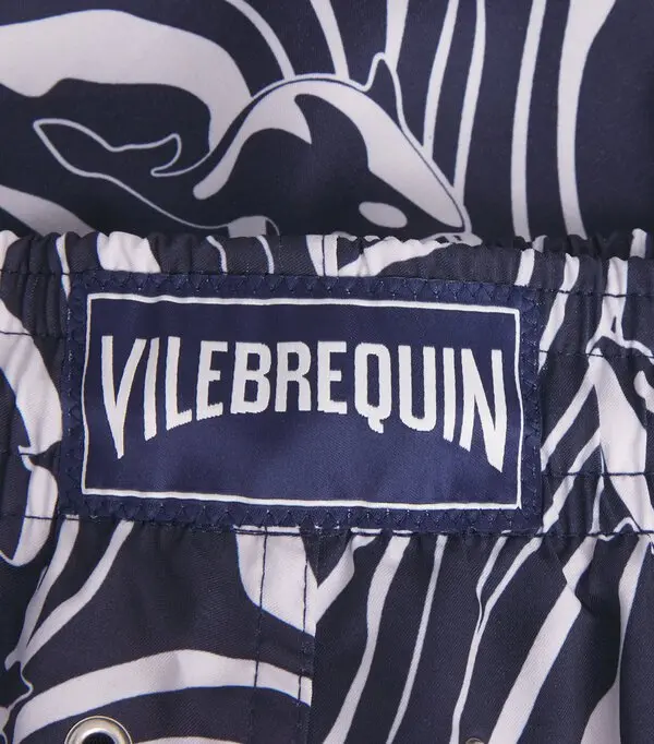 Vilebrequin Printed Moorise Board/boxer - Blue