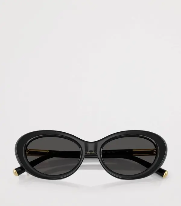 Dolce & Gabbana Acetate Cat Eye Sunglasses - Black