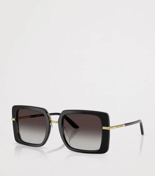 Dolce & Gabbana Acetate Oversized Square Frame Sunglasses