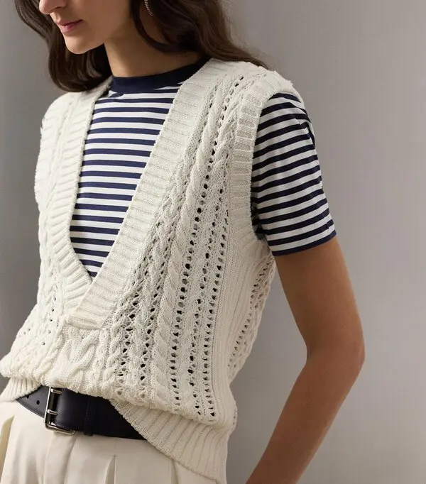 Ralph Lauren Cable-knit Sweater Vest