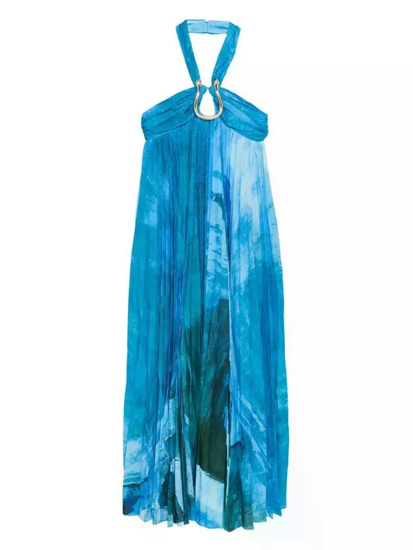 Acler Askham Pleated Maxi Dress