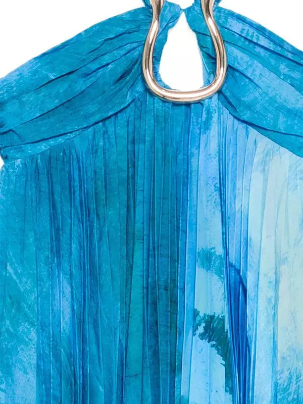 Acler Askham Pleated Maxi Dress