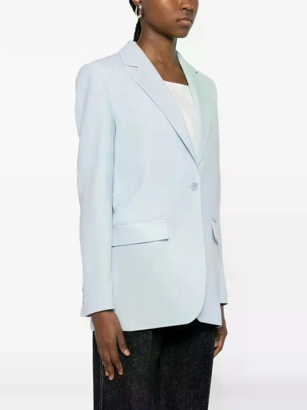 Sandro Embellished Striped Blazer