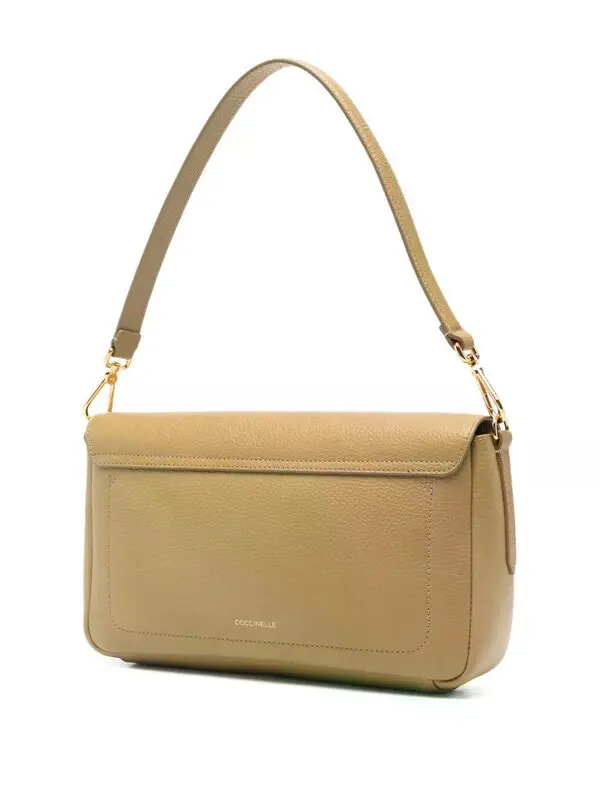 COCCINELLE C-me Look Shoulder Bag With Gold Tone Hardware - Neutrals