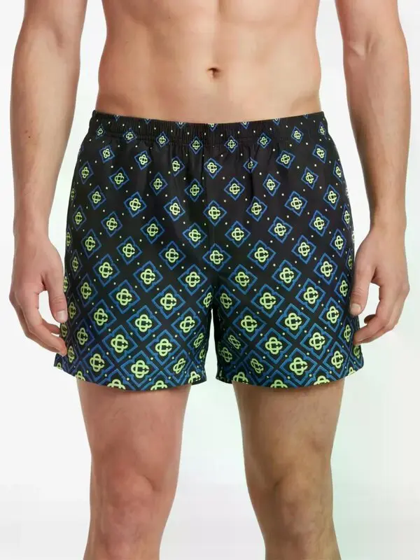 Casablanca Monogram-print Swim Shorts