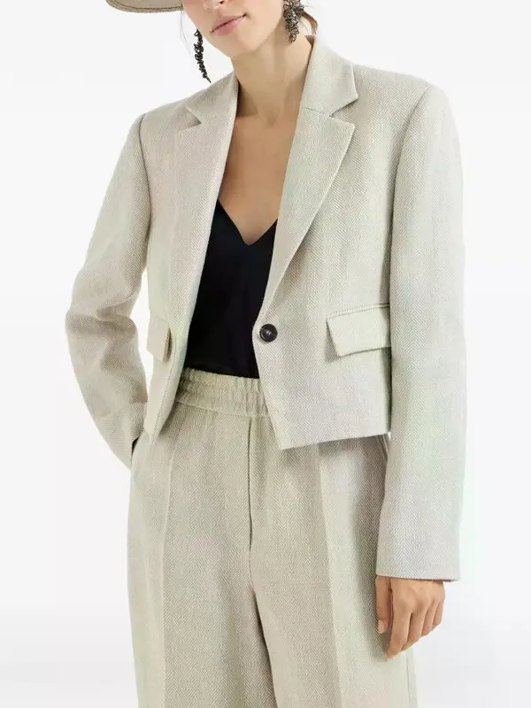 Brunello Cucinelli Cropped Blazer