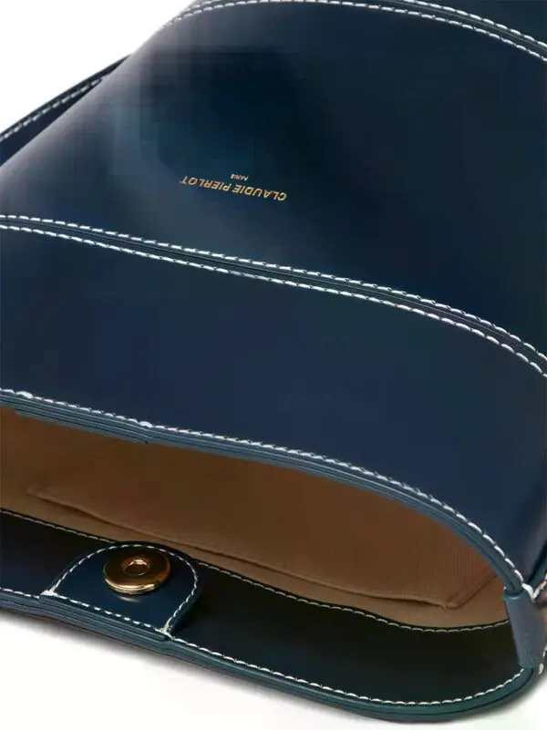 Claudie Pierlot Logo-detail Leather Bucket Bag