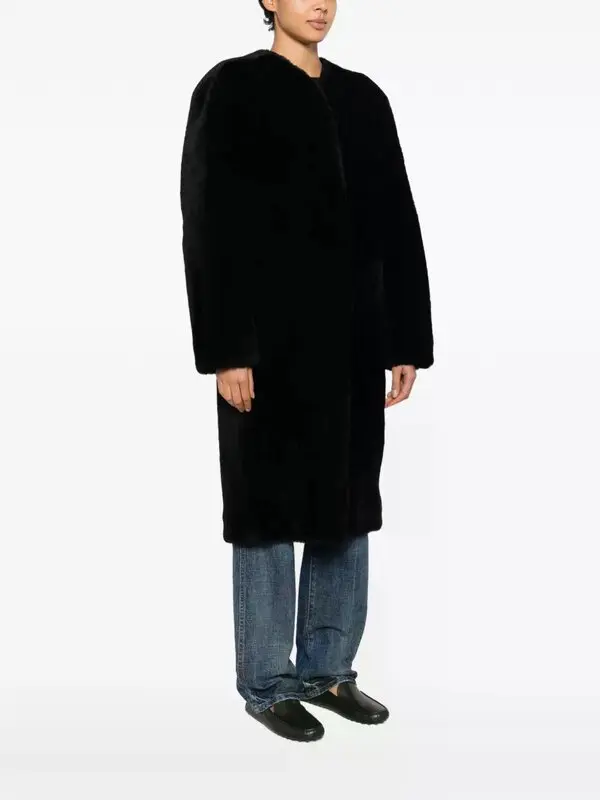 TOTEME Shearling Midi Coat
