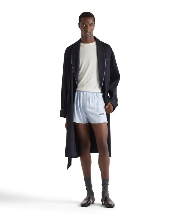 Prada Silk Boxer Shorts - Astro