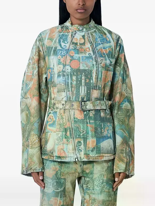 KIKO KOSTADINOV X Levi's Carina Jacket With Belt Detail - Neutrals