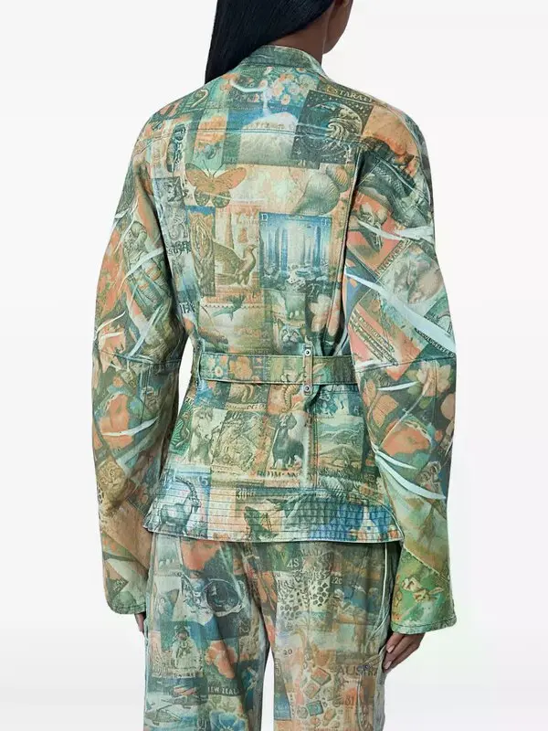 KIKO KOSTADINOV X Levi's Carina Jacket With Belt Detail - Neutrals