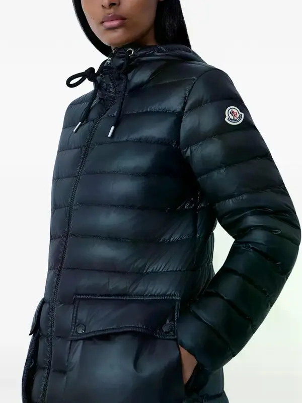 Moncler Jasmin Hooded Pockets Jacket - Black