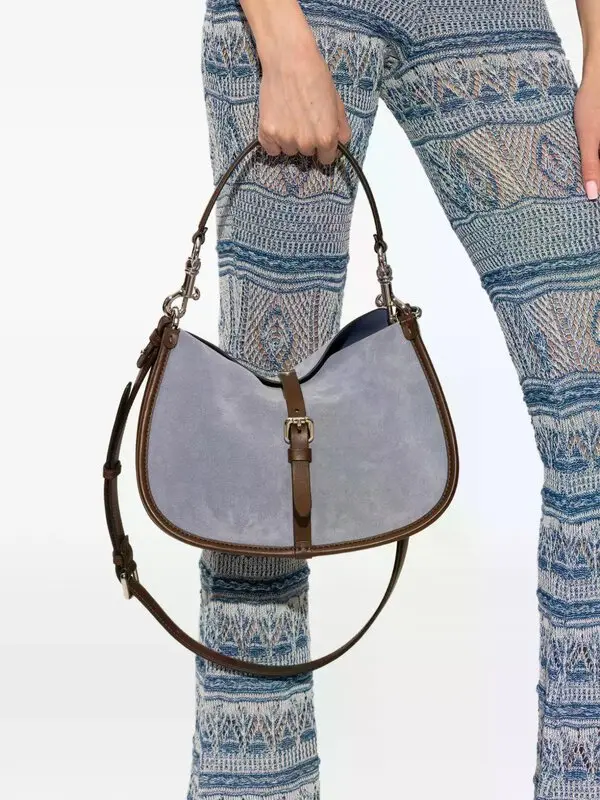 Etro Buckle Strap Tote Bag - Blue