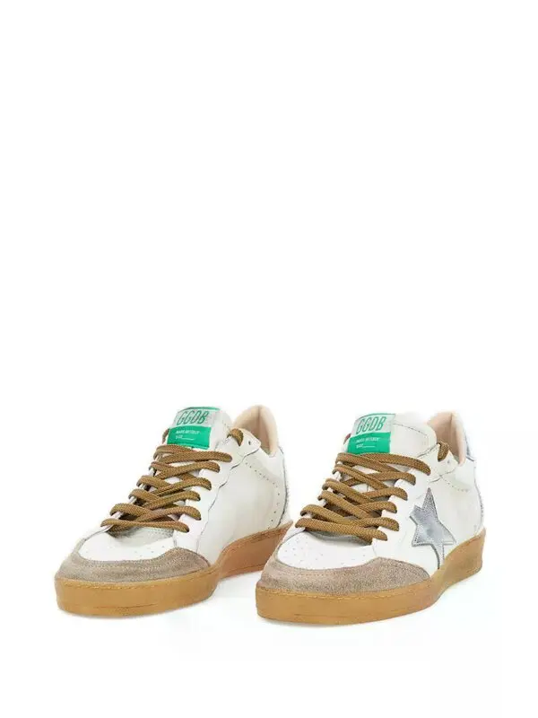 GOLDEN GOOSE Ball Star Leather Sneakers - White