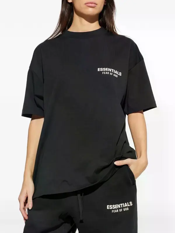 Fear Of God Logo-print T-shirt - Black