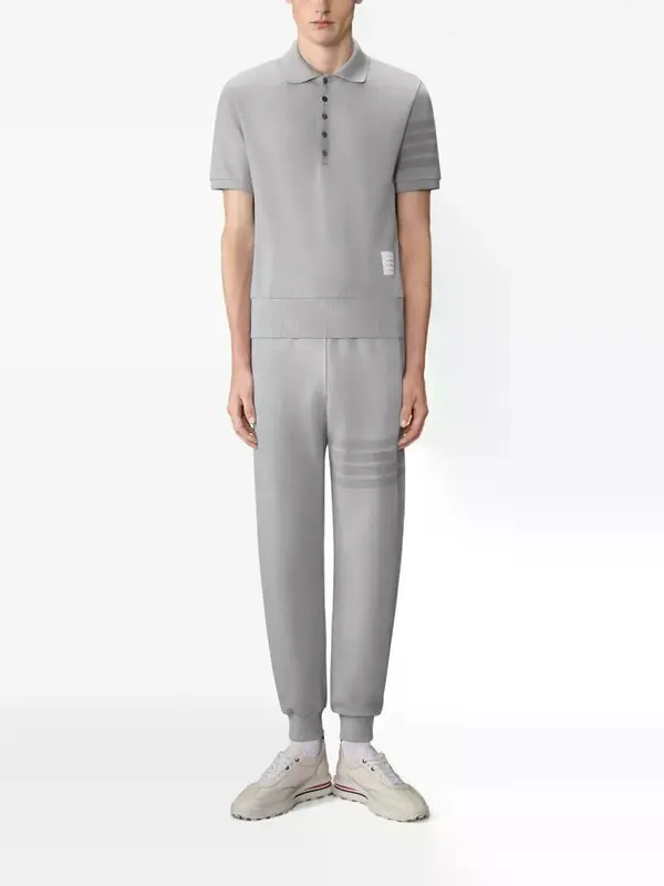 Thom Browne Loopback Four-bar Track Pants - Grey