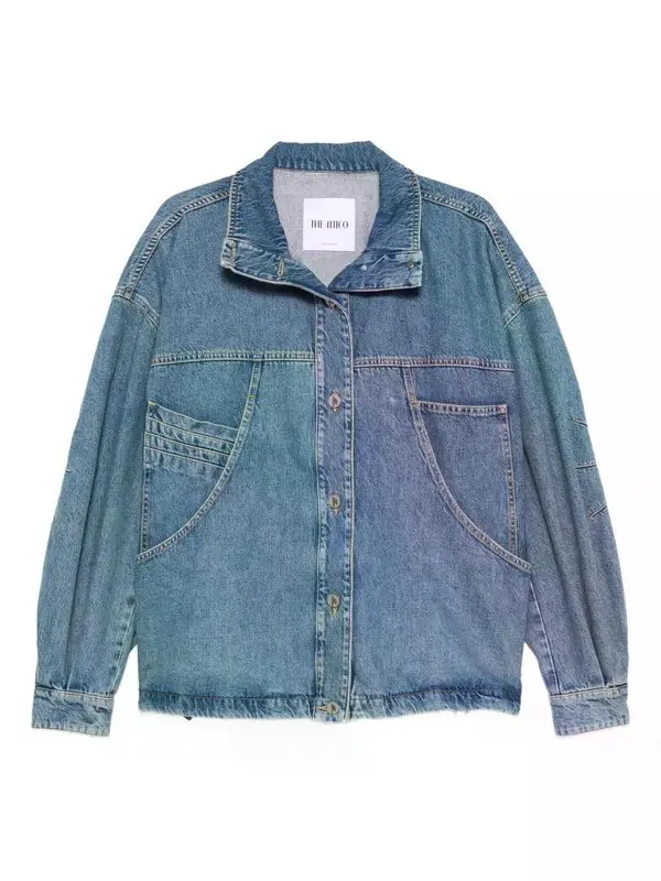 Attico Button-fastening Pocketed Denim Jacket