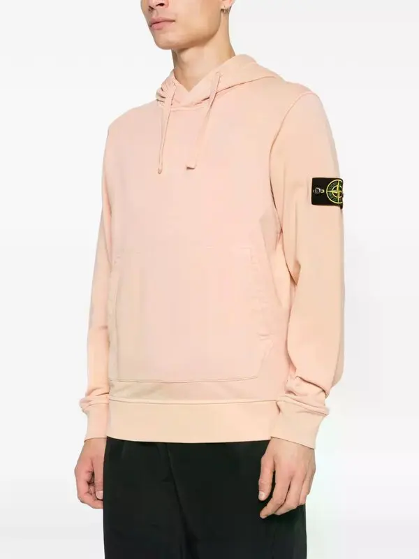 Stone Island Organic Cotton Fleece Hoodie